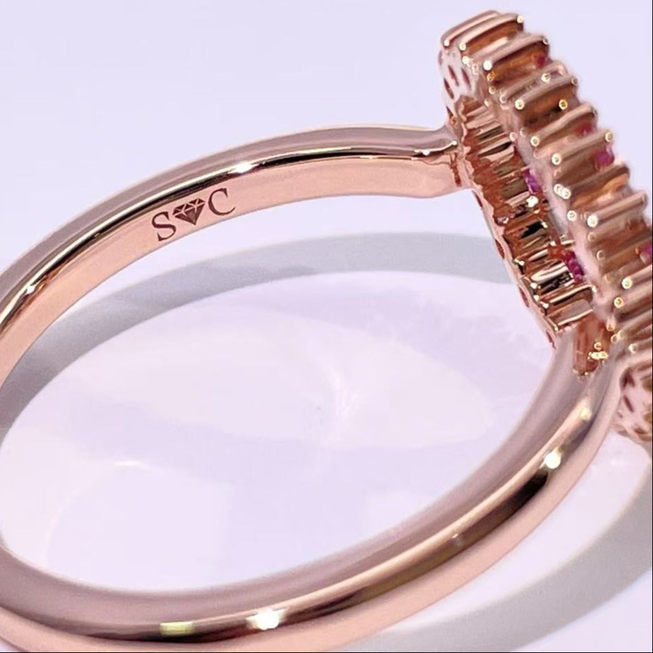 Solara Sapphire & Diamond Ring – Shimmer Culture